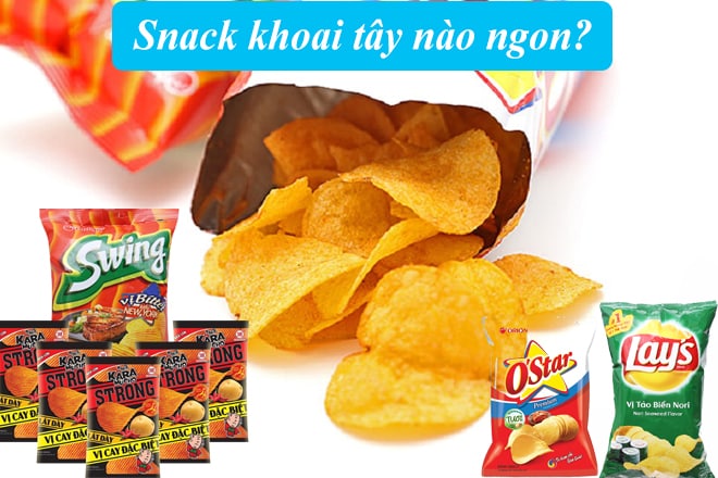 Top 10 snack khoai tây cay giòn ngon nhất hiện nay